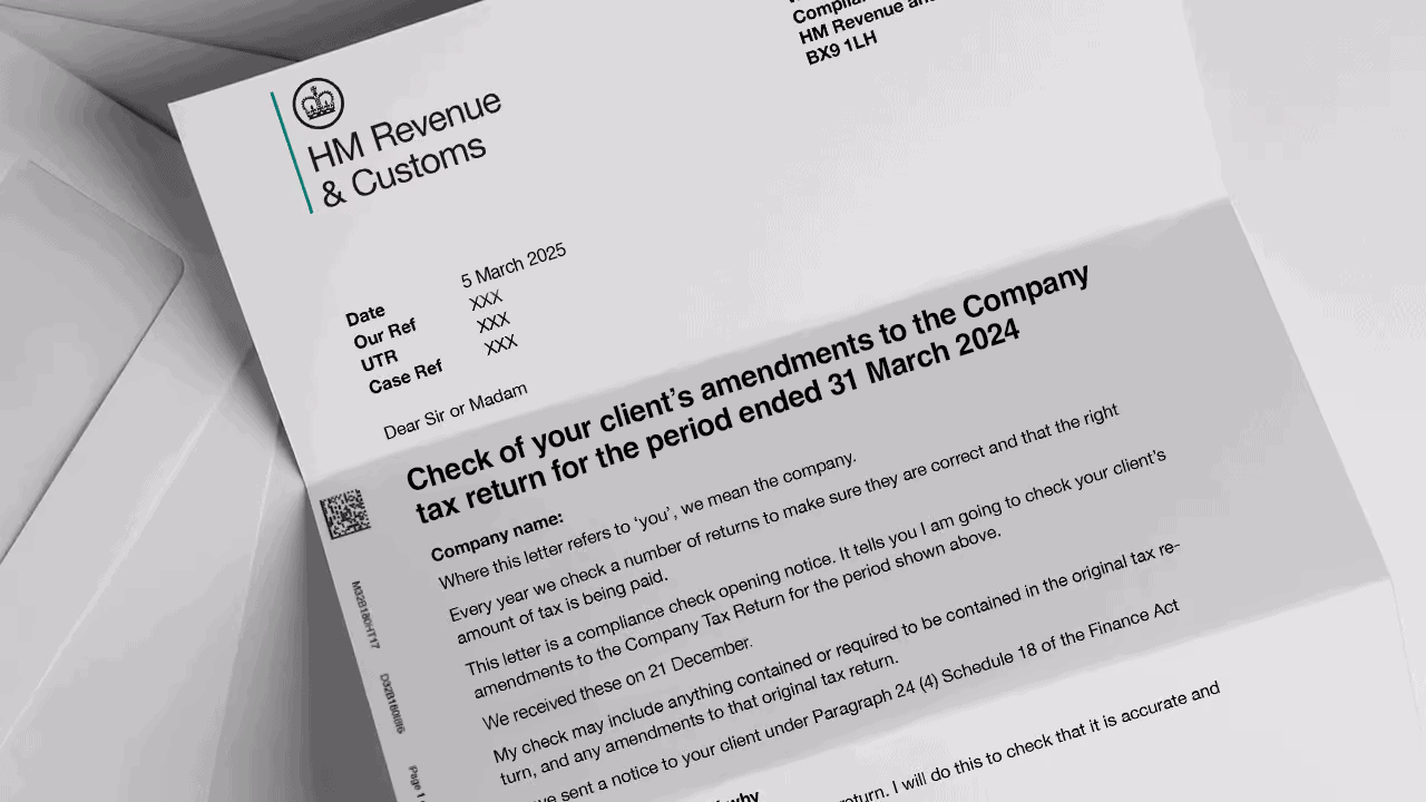 HMRC R&D Compliance Check & FIS Letters