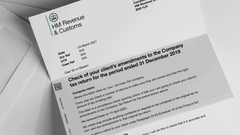HMRC R&D Compliance Check & Eligibility Nudge Letters